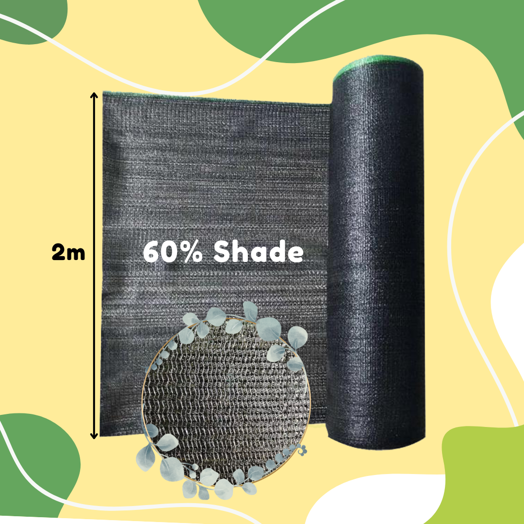Plant Talks Premium Black Sun Shade Net for Plants 60% Sun Netting Anti ...