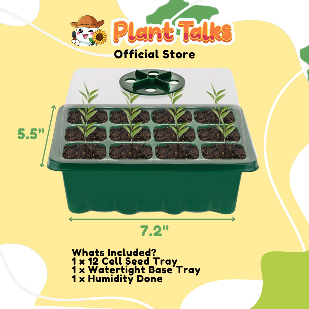 Plant Talks Seedling Tray | Seed Starter Kit | Germination Tray for ...
