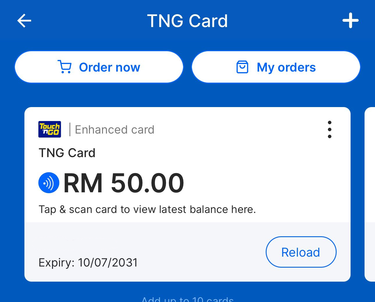 (SG Ready Stock) Latest Batch 01/32 Expiry Enhanced Touch N Go NFC Card ...