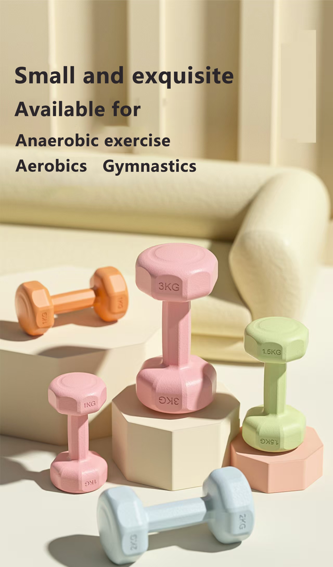SG Stock Dumbbell for Weight Strength Training Neoprene Dumbell Set 1kg ...