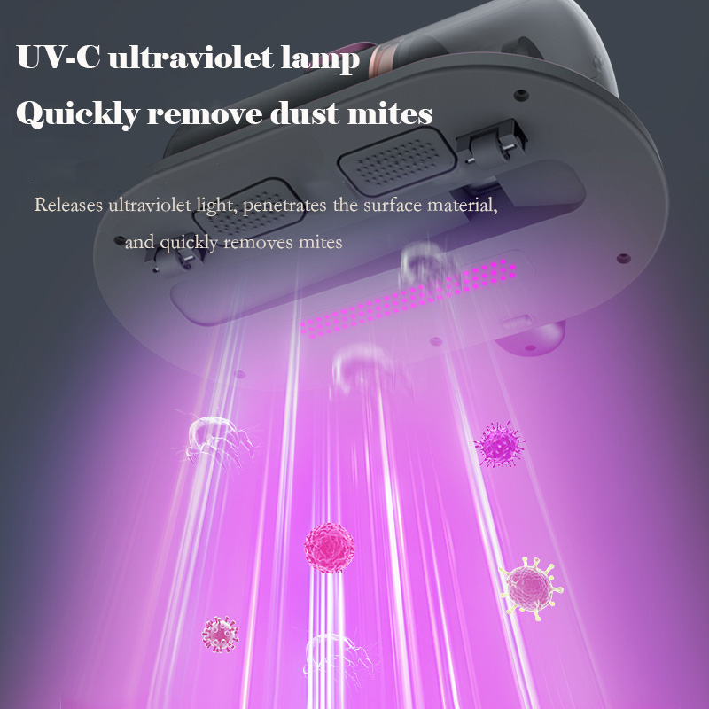 【SG Local】Cordless Dust Mite Remover Vacuum Handheld Wireless Dust Mite ...