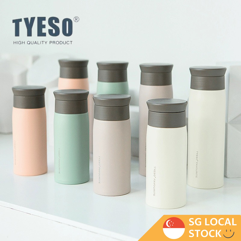 TYESO Thermal Tumbler Flask Water Bottle Vacuum Insulated Stainless ...