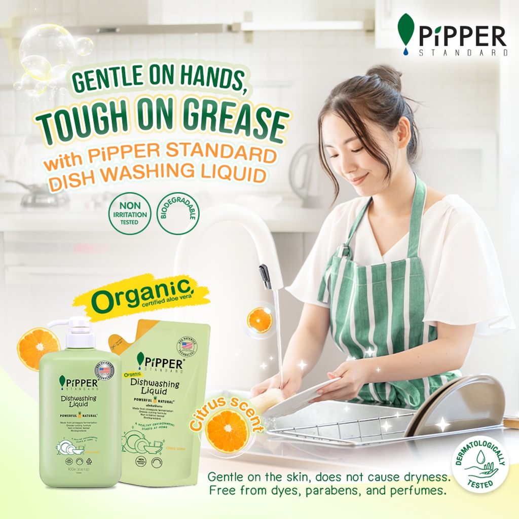 Pipper Standard Dishwashing Liquid Citrus Refill 750ml Hypoallergenic ...