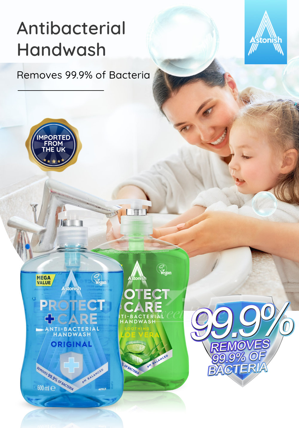 Astonish Antibacterial Handwash C4710 Aloe Vera C4671 Original ...