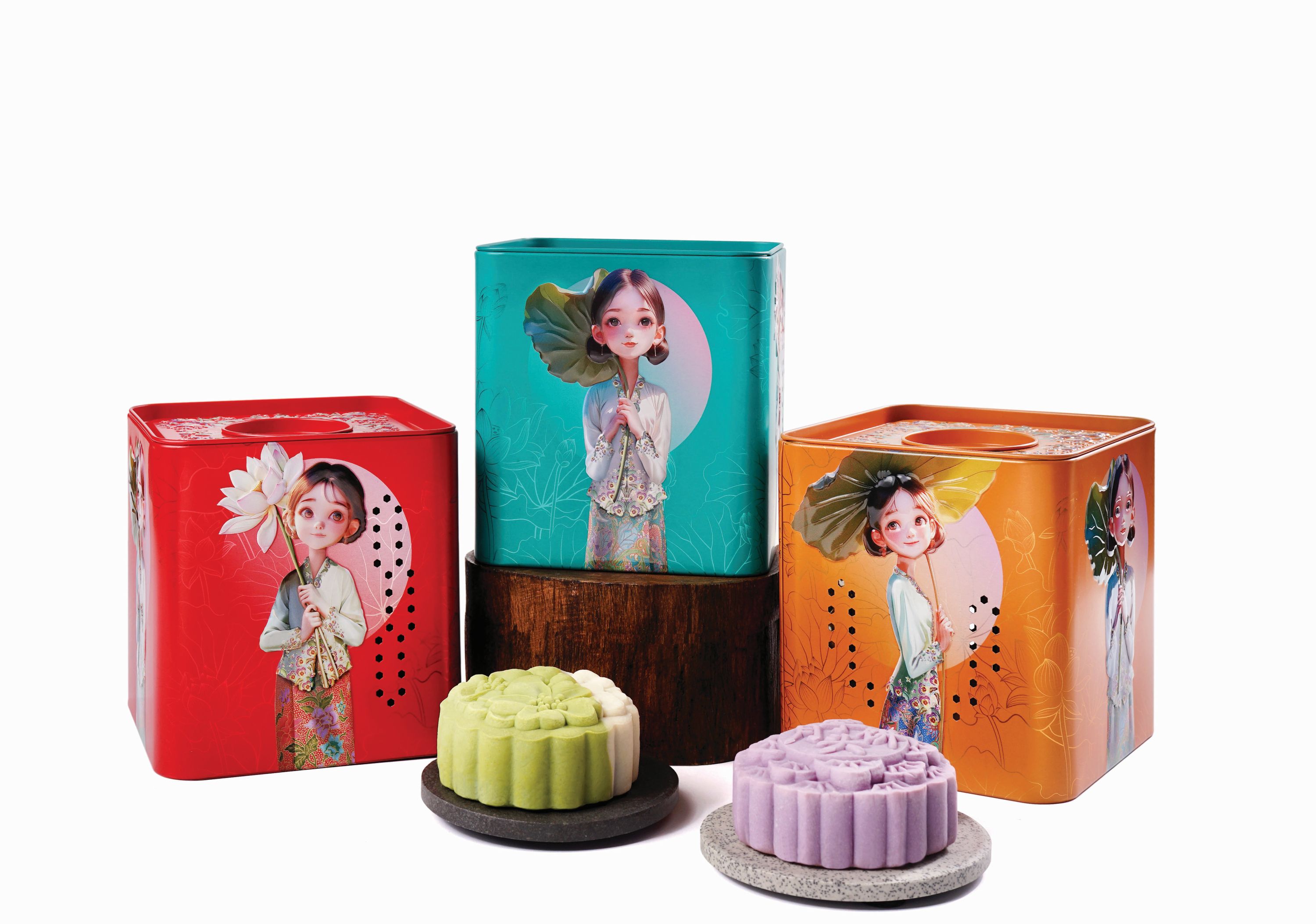 【Yong Sheng} Mooncake 荣成月饼 Durian King Mooncake 榴莲王月饼 （2pc/tin ...