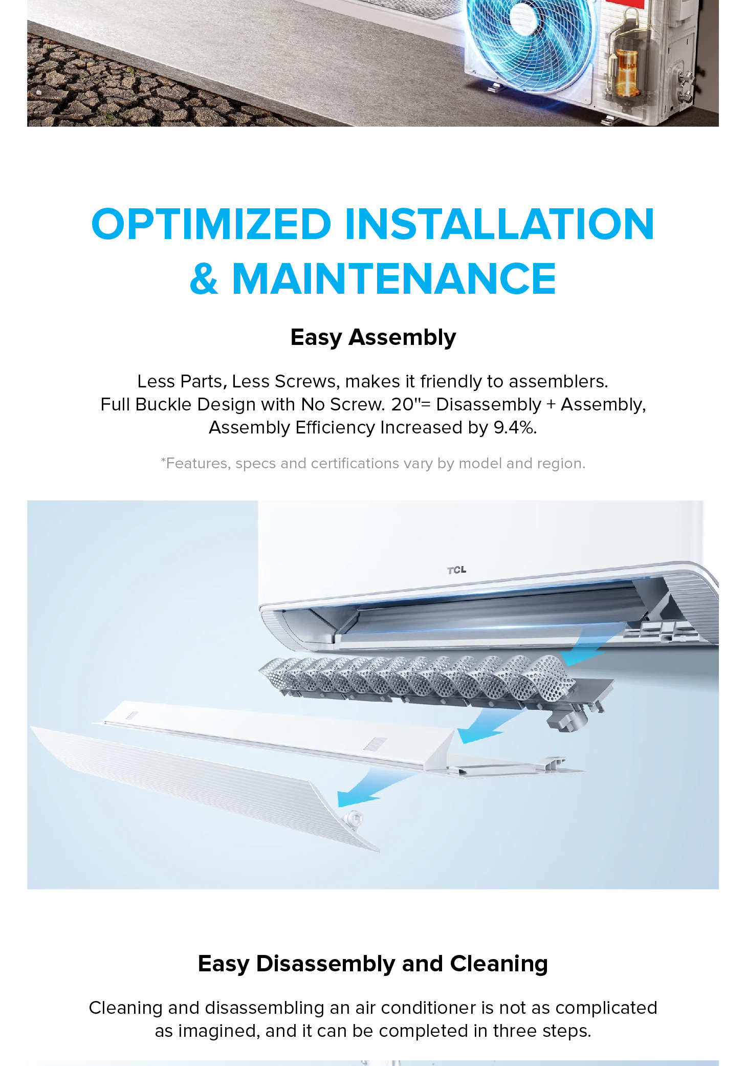 TCL BreezeIN Air Conditioner | Aircon | APP & Voice Control | Healthy ...