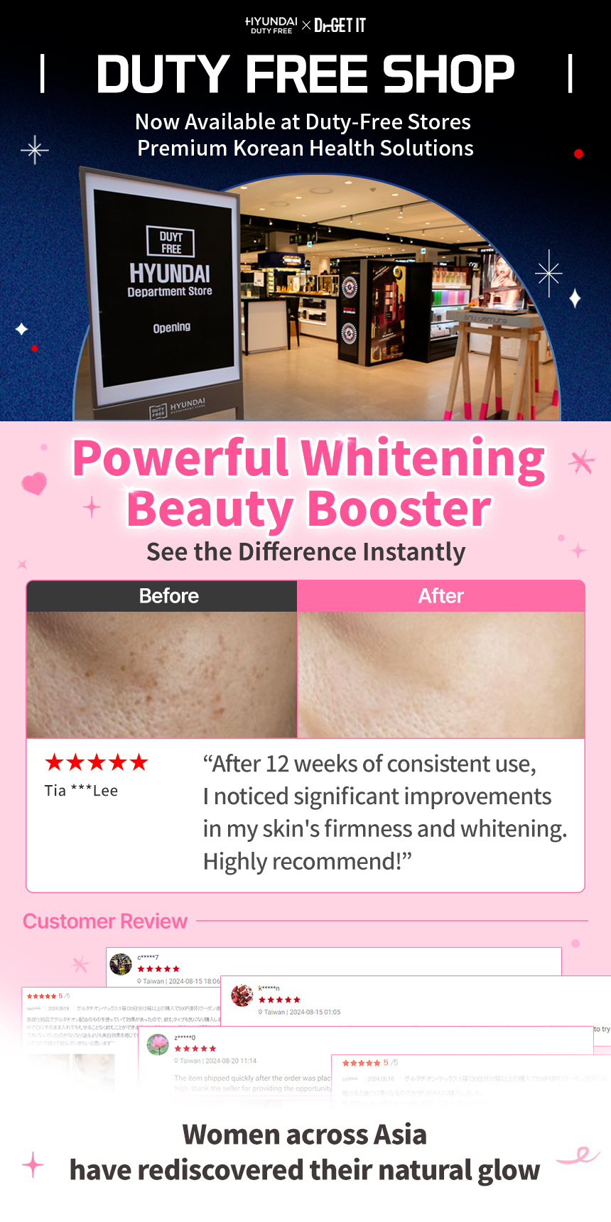 Dr. GET IT Glutathione Whitening Max for Glowing Skin, Tone-Up ...