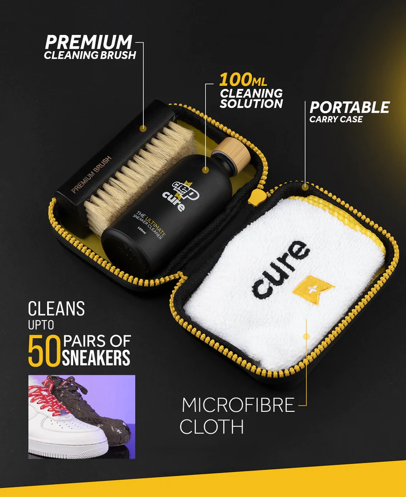 Crep Protect Shoe Cleaning Kit (Cleaner + Premium Brush + Towel ...