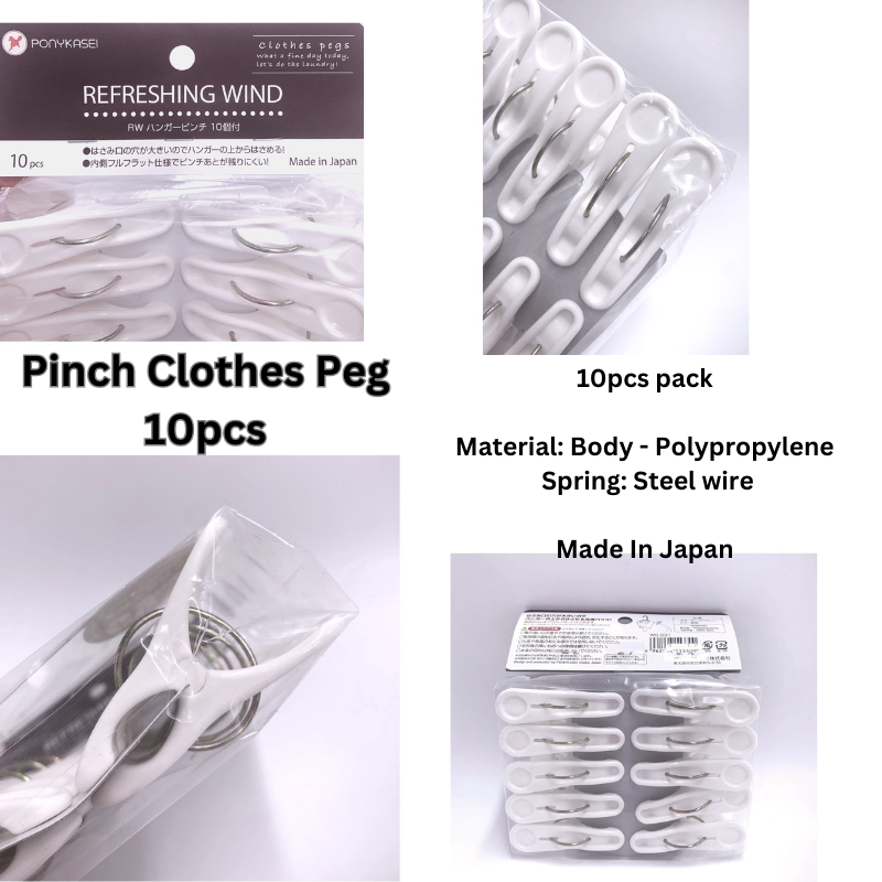 [Japan] Ponykasei / Large Clothespin 8pcs/ Large Clothespin 10pcs ...