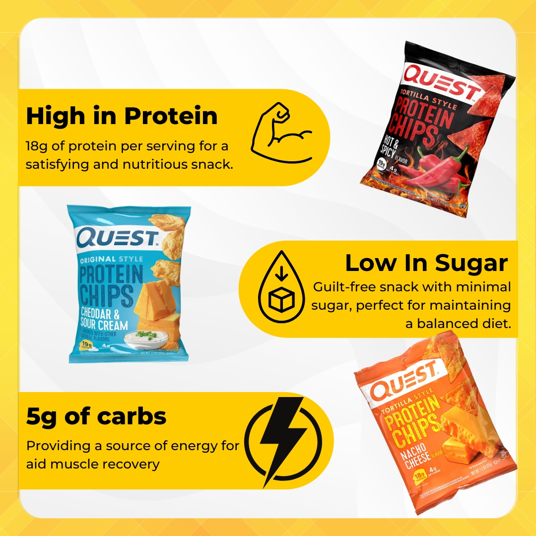 Protein Snack | Quest Protein Chips | Various Brands and Assorted ...