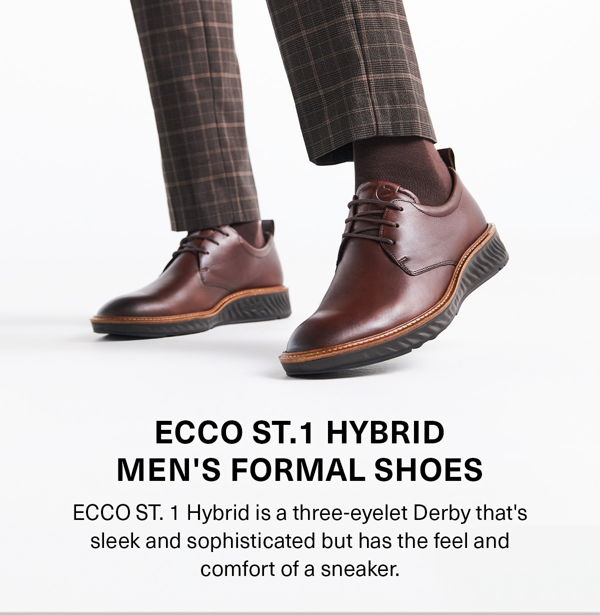 ECCO ST.1 HYBRID MEN'S FORMAL SHOES | Shopee Singapore
