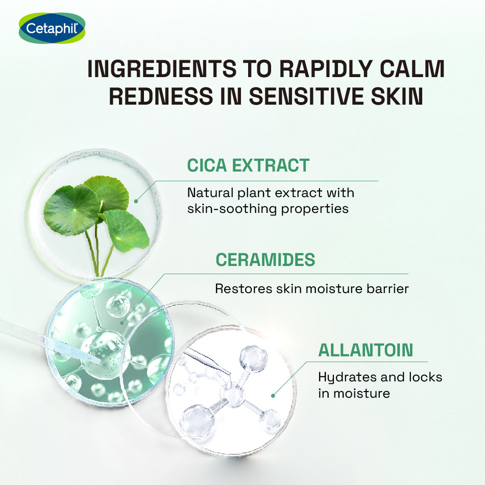 CETAPHIL Soothing & Comforting Cica Calming Face Cream (Reduce Visible ...