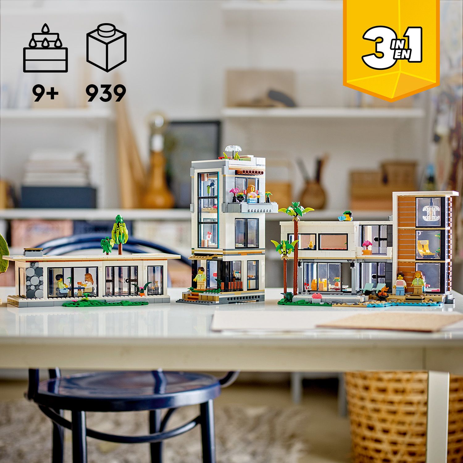 LEGO Creator 3in1 31153 Modern House (939 Pieces) | Shopee Singapore