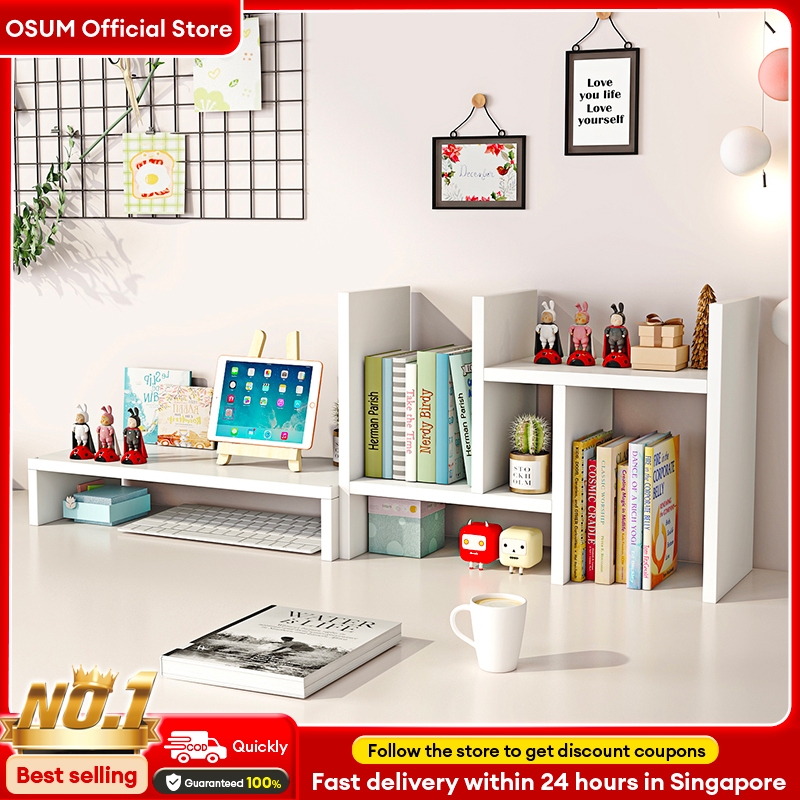 Adjustable Book Shelf/Portable Office Table Book Rack Multipurpose ...