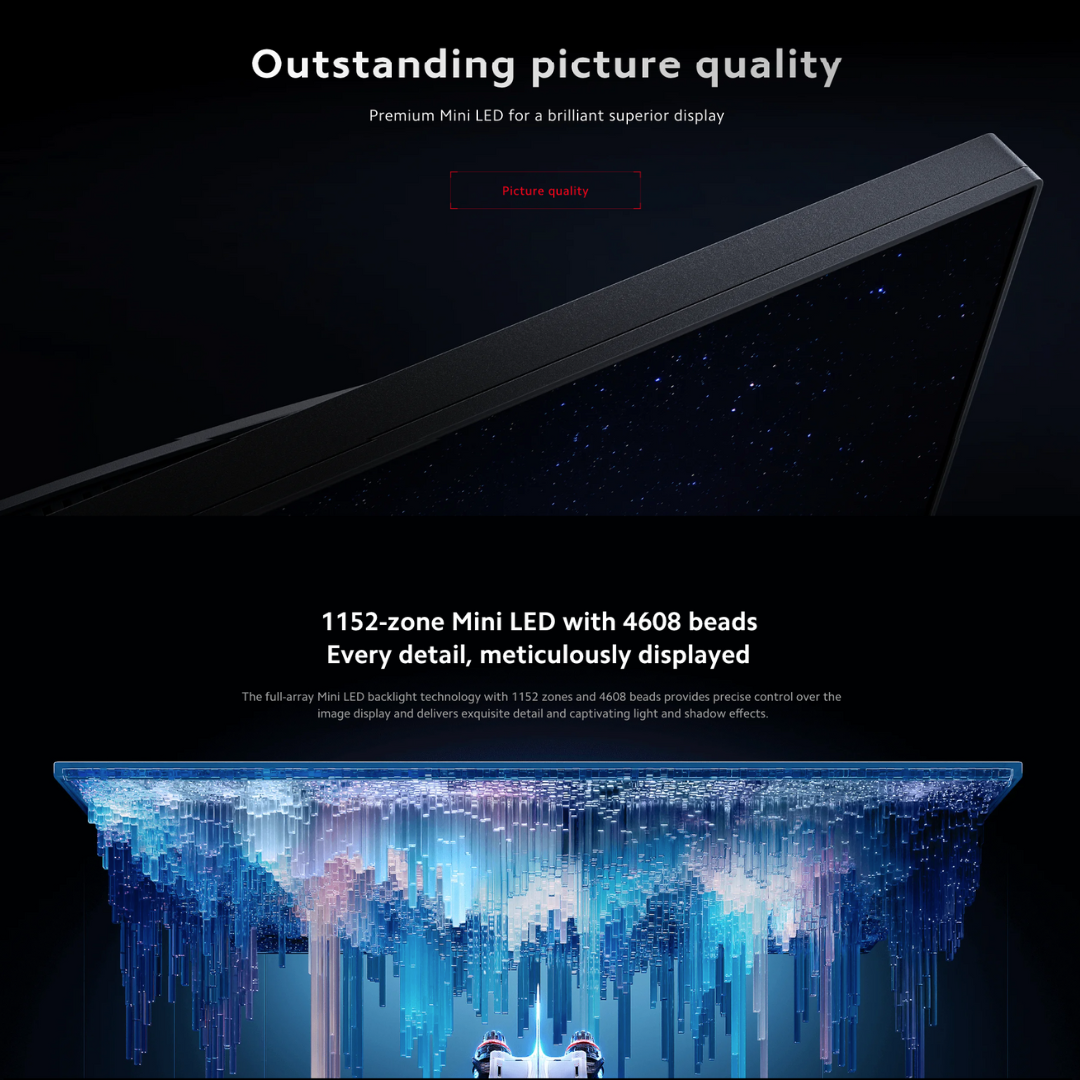 Xiaomi Mini LED GPro 27i Gaming Monitor | HDR1000 | 180 Hz Refresh Rate ...