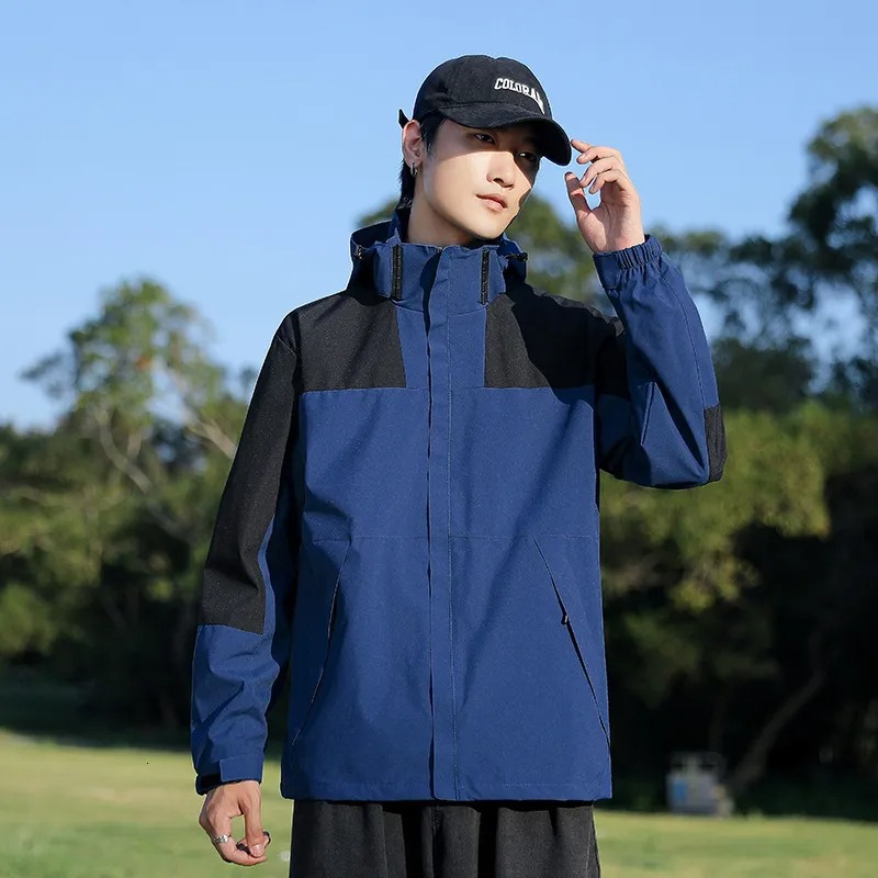 [SG SELLER] 100% Waterproof Lightweight Raincoat Hooded Jacket ...