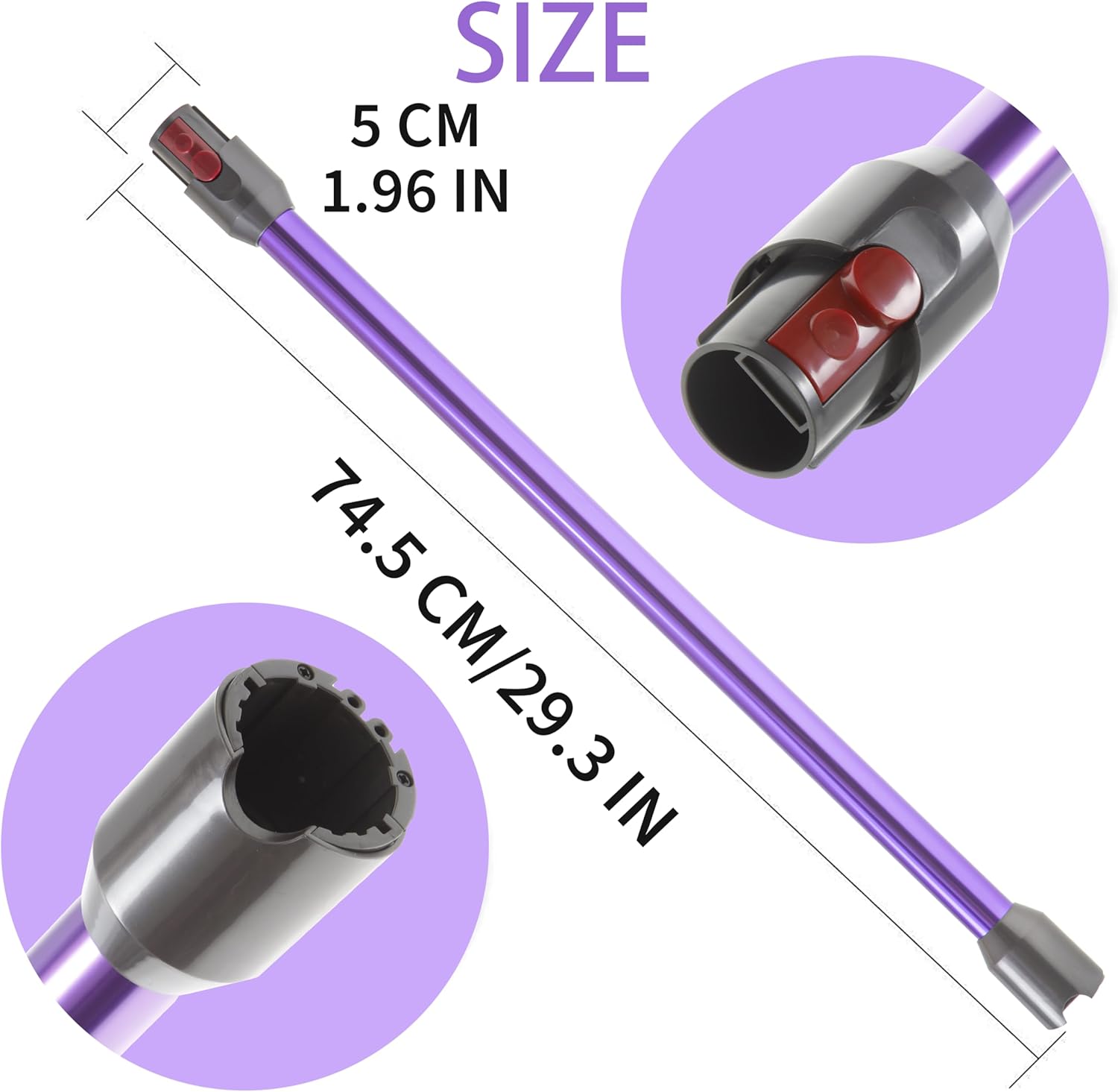 Wand Dyson V7 V8 V10 V11 V15 V12 SV18 Digital Slim Fluffy Omni Glide ...