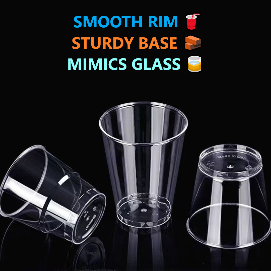 🇸🇬 Disposable Aviation Cup | Thick Plastic Acrylic Glass Party Coffee ...