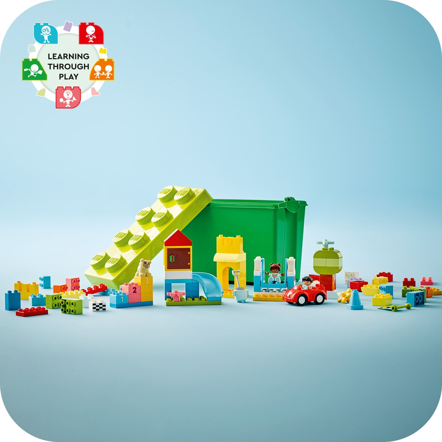LEGO DUPLO Classic Deluxe Brick Box 10914 Building Toy (85 Pieces ...