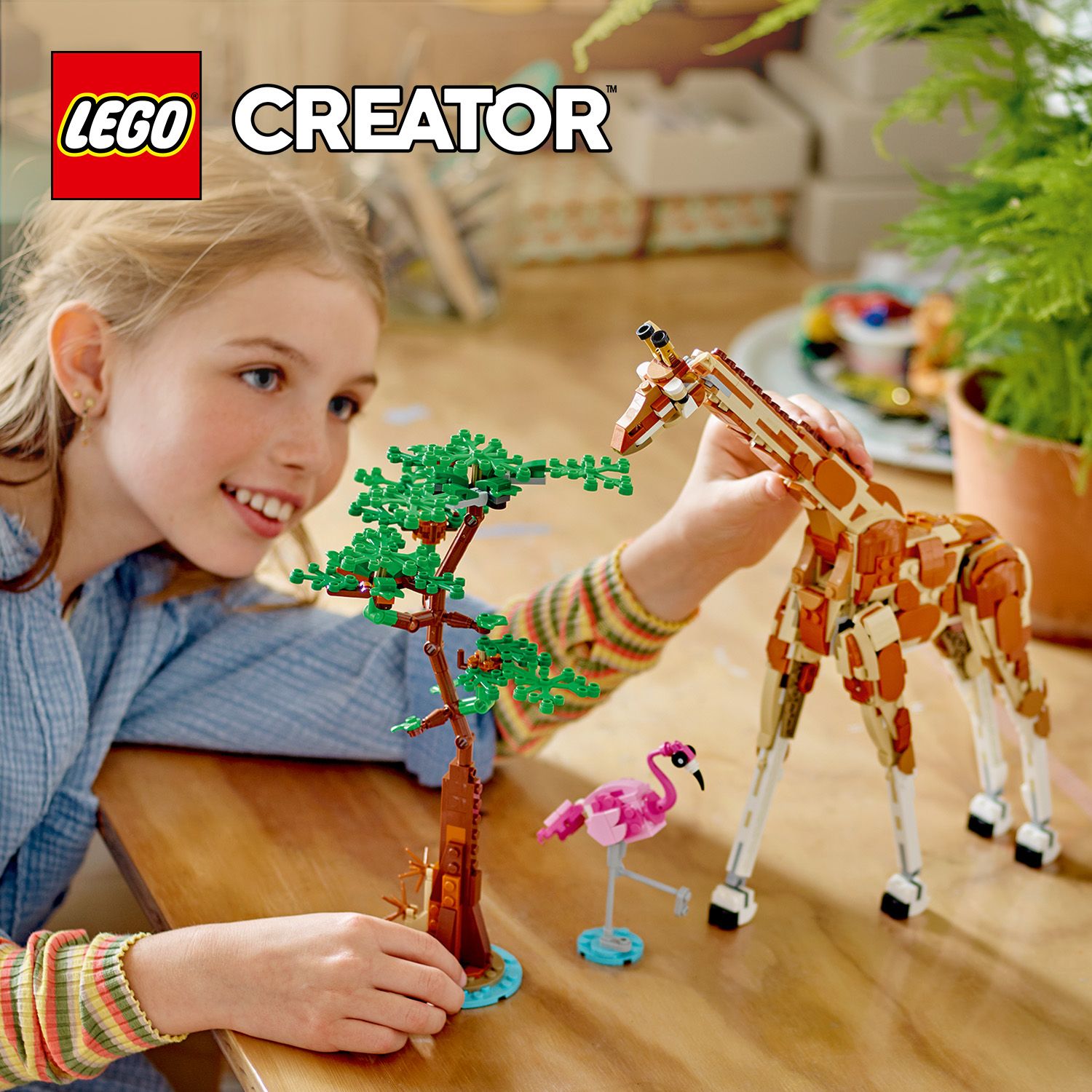 LEGO Creator 31150 Wild Safari Animals 3in1 Set (780 Pieces) | Shopee ...