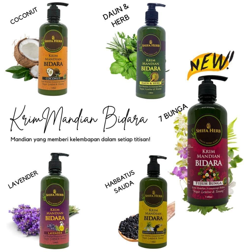 Mandian Bidara Shifa Herb Shower Gel | 480ml | Shopee Singapore