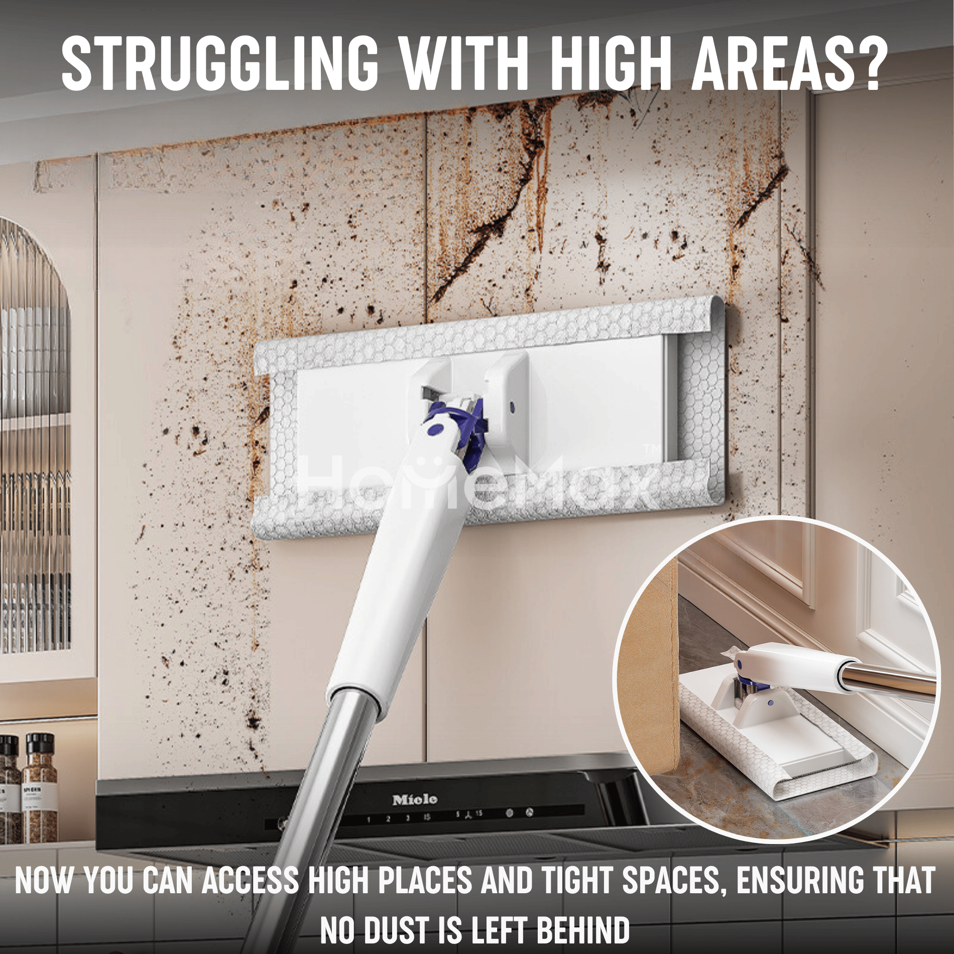 🇸🇬【SG Seller】Multi-Purpose Magic Wiper Mop / Detachable Mop Suitable ...