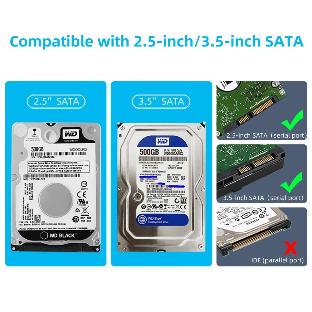 (SG) 3.5” Hard Disk Enclosure Superspeed USB 3.0 – Supports All HDD SSD ...