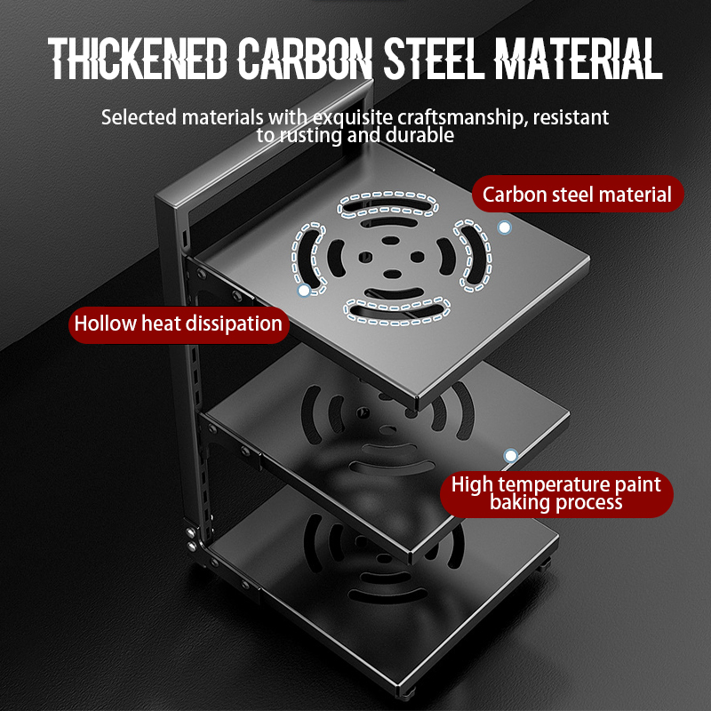 Kitchen Racks Adjustable Pot Rack Kitchen Storage Rack Stainless Steel ...