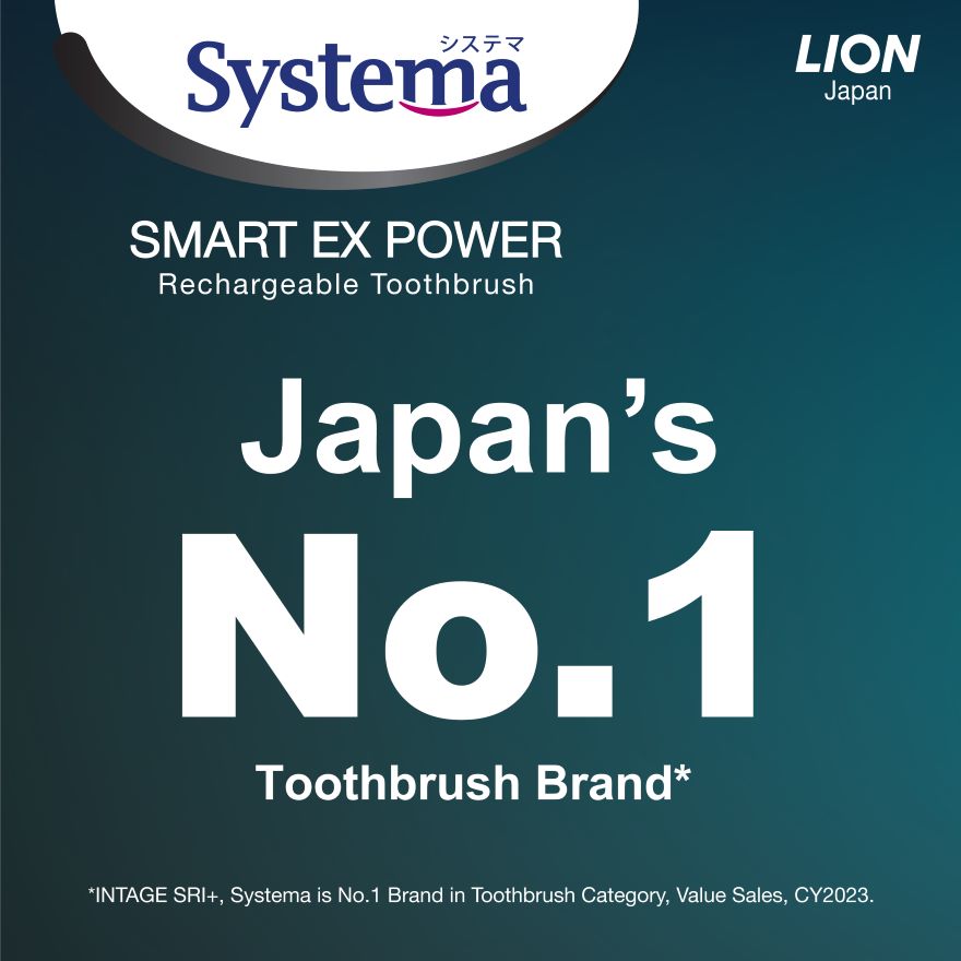 SYSTEMA Smart Ex Power Rechargeable Toothbrush (5 Modes For Personalized Experience) 1s | Shopee ...