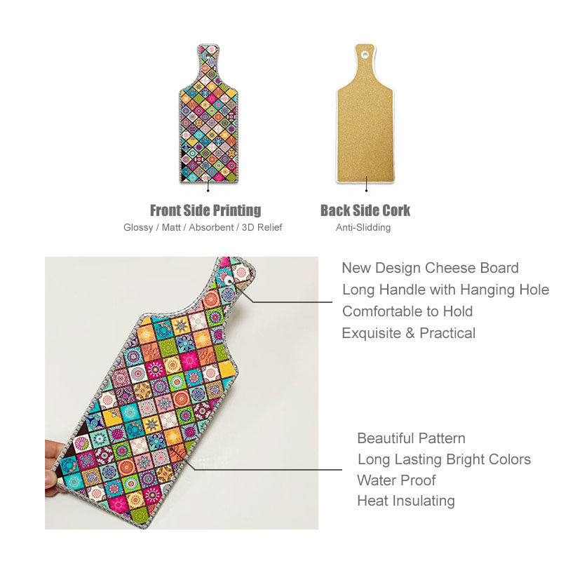 Long handle ceramic cheese board placemat | Shopee Singapore