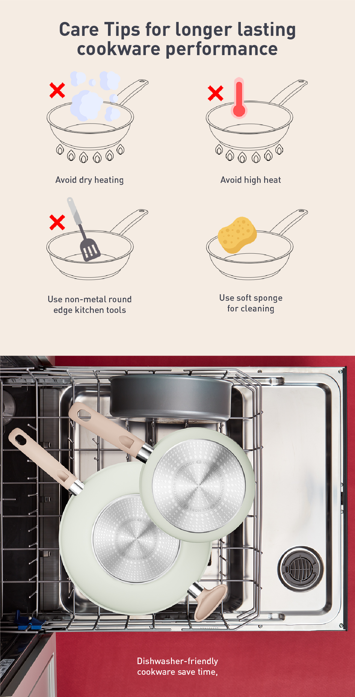 Tefal Matcha Induction Frypan, Deep Frypan, Saucepan, Stewpot, Wok Pan ...