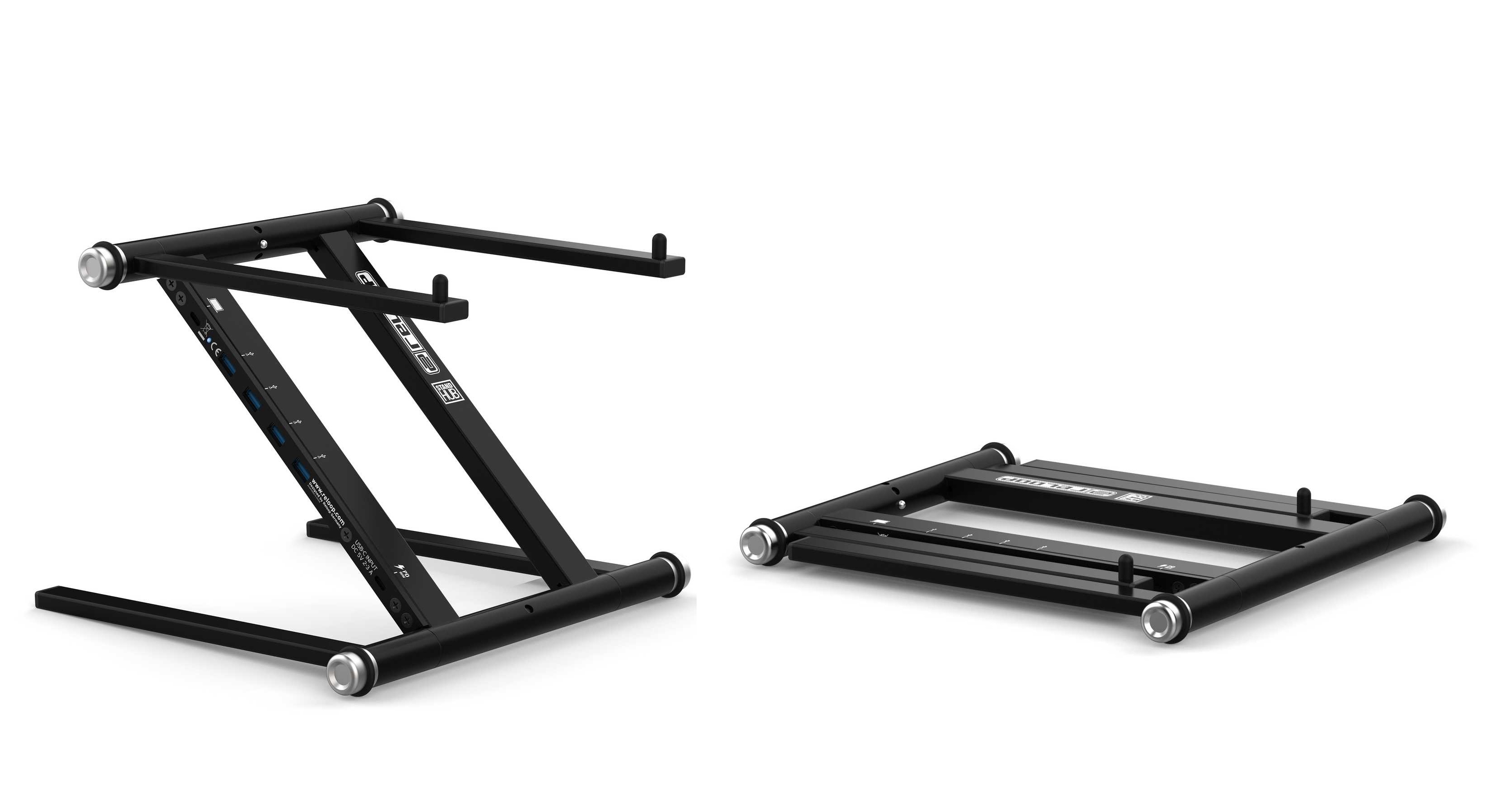 [Exclusive] Reloop Stand Hub laptop stand & advanced USB C-hub with PD ...