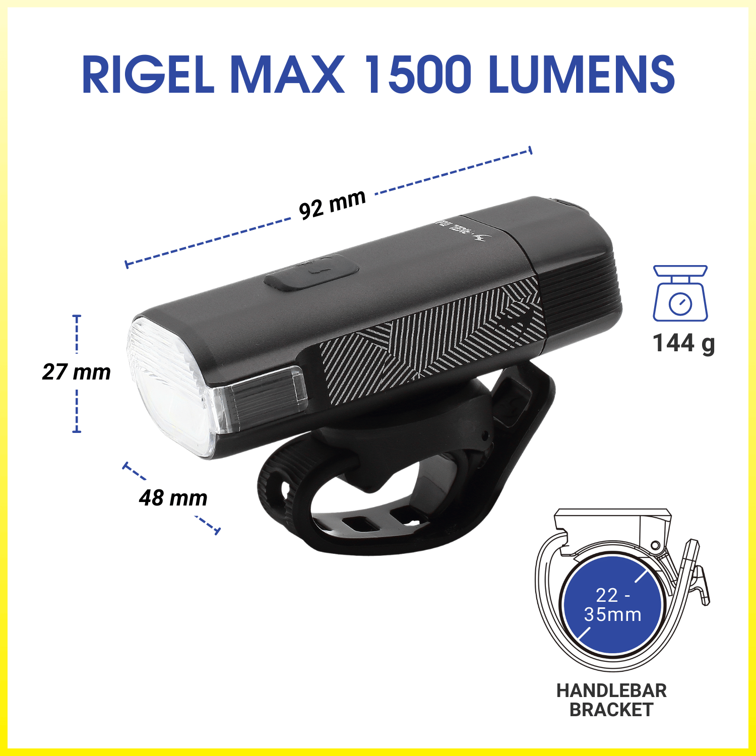 Moon Rigel Max 1500 Lumens High Power Bicycle Light | Shopee Singapore