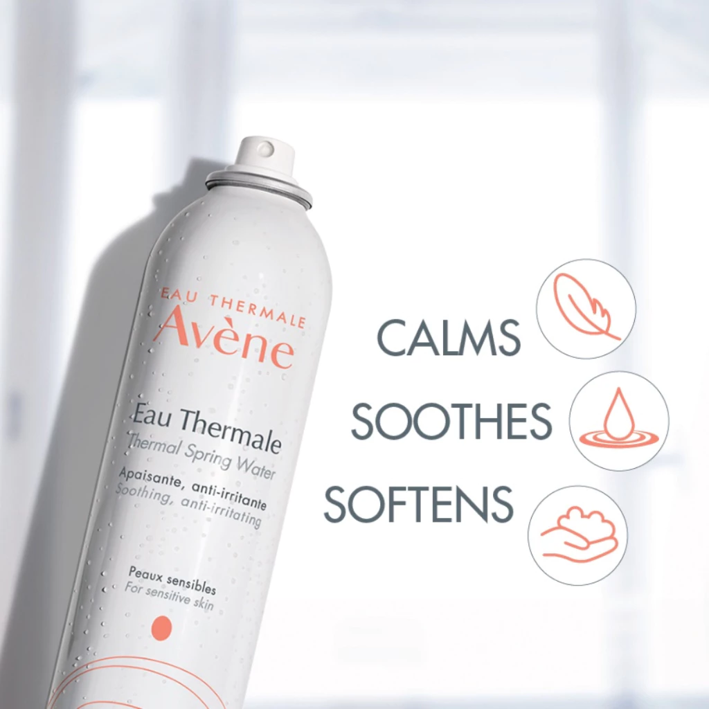 Avène Thermal Spring Water Face Spray 300ML (For Skin Soothing & Reduce ...