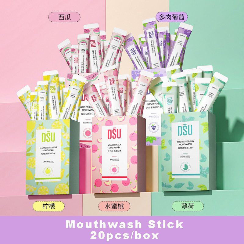 [SG STOCK] Portable Mouthwash Stick Travel Sachet Mouth Wash Tooth Care ...