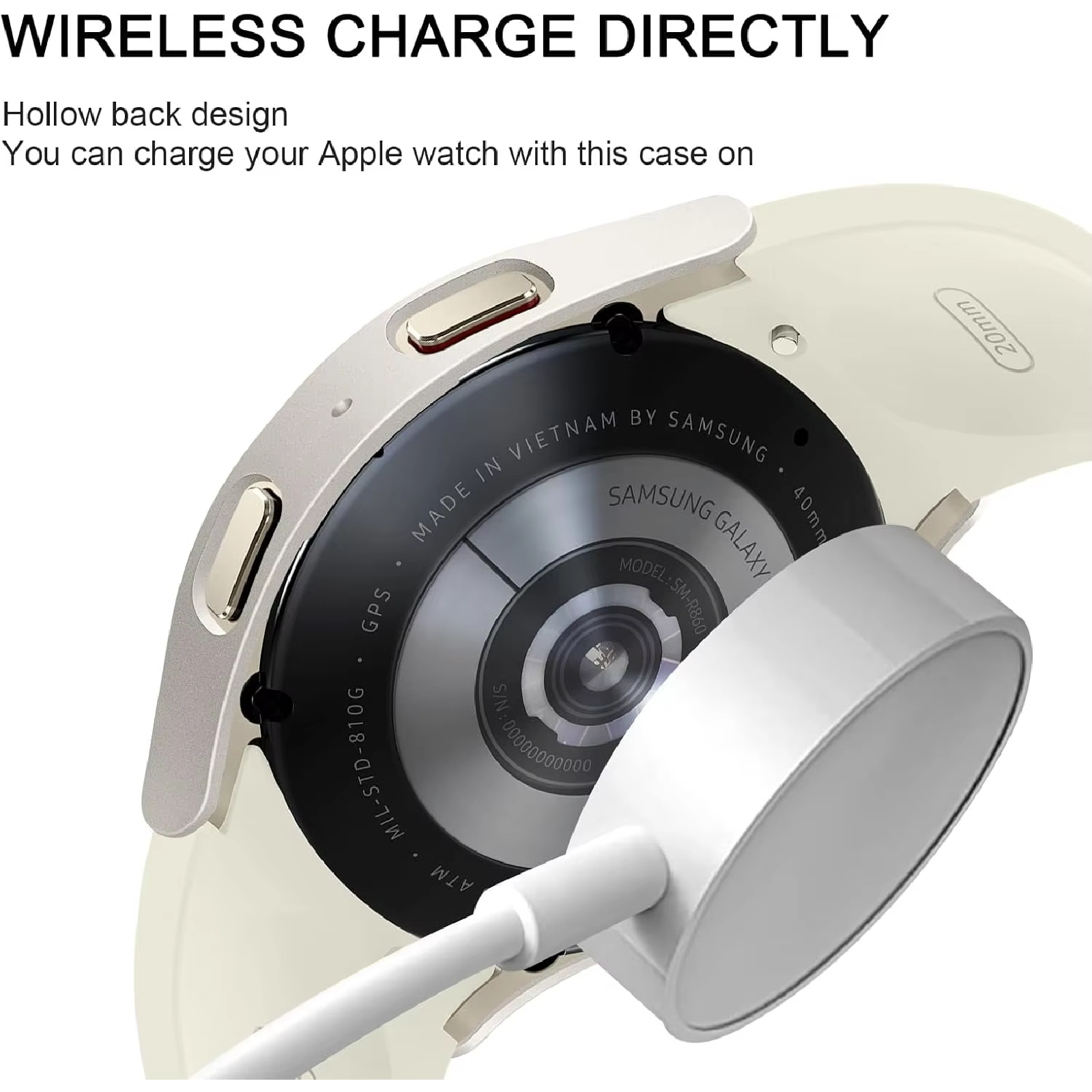 GadgetCreations Samsung Watch Case Galaxy Watch 7 40mm 44mm Series 6 ...