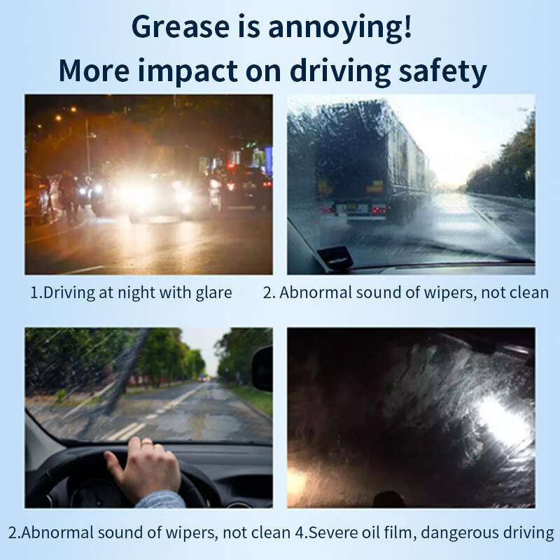 【SG】Car Windscreen Cleaner Automobile Glass Oil Film Foam remover for ...