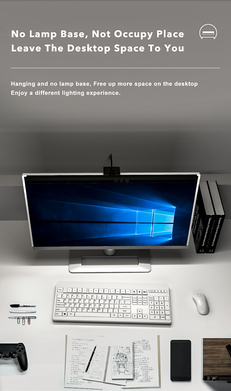 [ SG Stock]Desk Lamp for Computer Laptop LED Monitor Light Bar-Eye-Care ...
