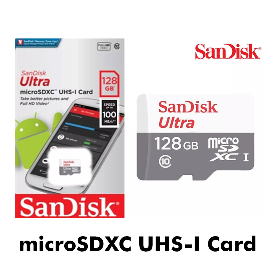 SanDisk Ultra Class10 Micro SD MicroSD Memory Card 32GB 64GB 128GB Fast ...