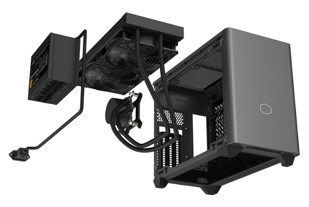 Cooler Master NR200P MAX V2 Mini-ITX Build with Pre-installed 280mm CPU ...