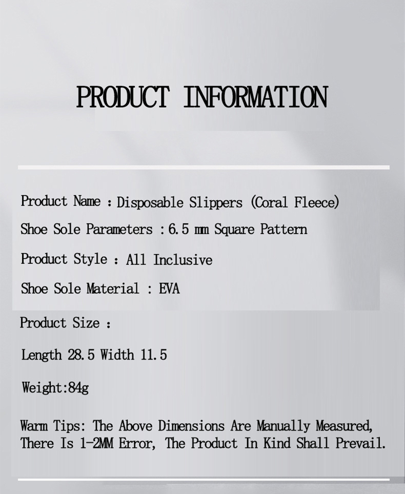 Homy Disposable Slippers Travel Slippers Hotel 一次性拖鞋 Men Women Slippers ...