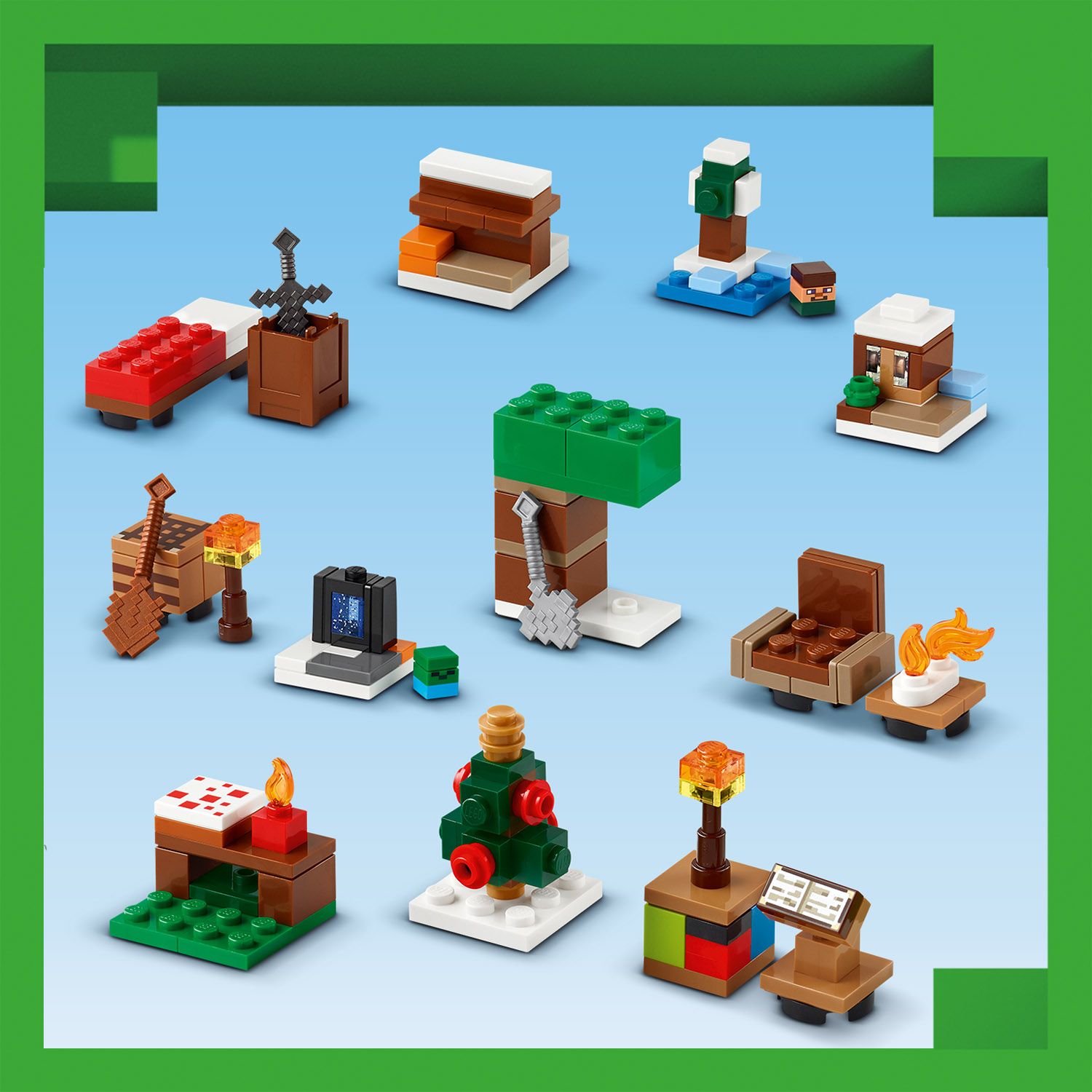 LEGO Minecraft 21280 Advent Calendar 2025 (300 Pieces) | Shopee Singapore