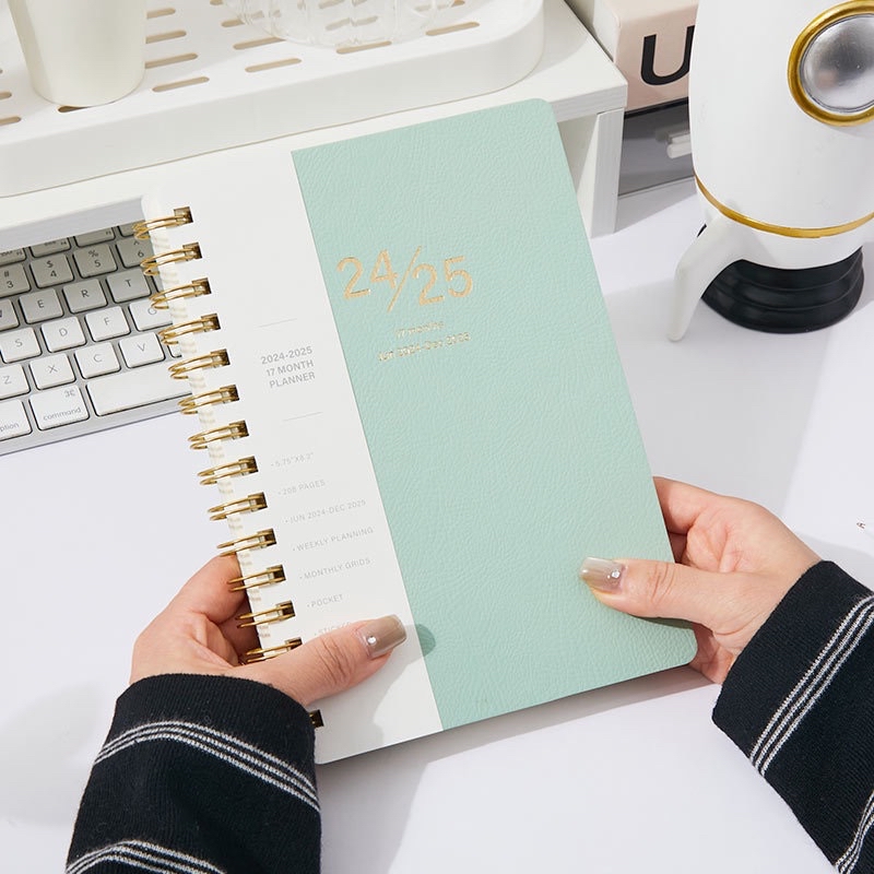 🌟SG Instock🌟A5 2025 Weekly Planner Notebook English Version Spiral Coil ...