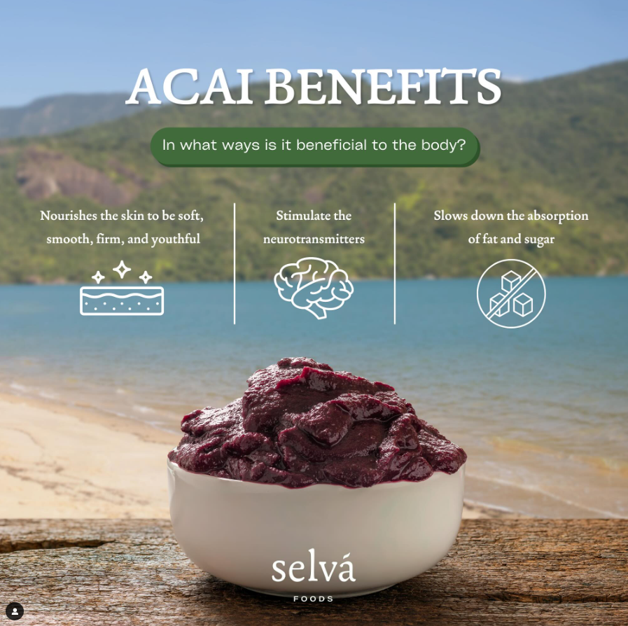 Selva Organic Acai Ready to Serve 2.5L Tub - Classic | From the Amazon ...