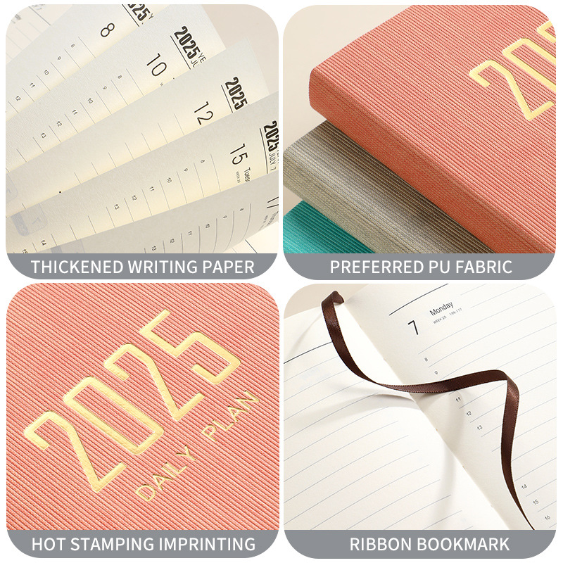 [SG STOCK] 2025 2026 Agenda Notebook Daily Weekly Monthly Planner Diary ...