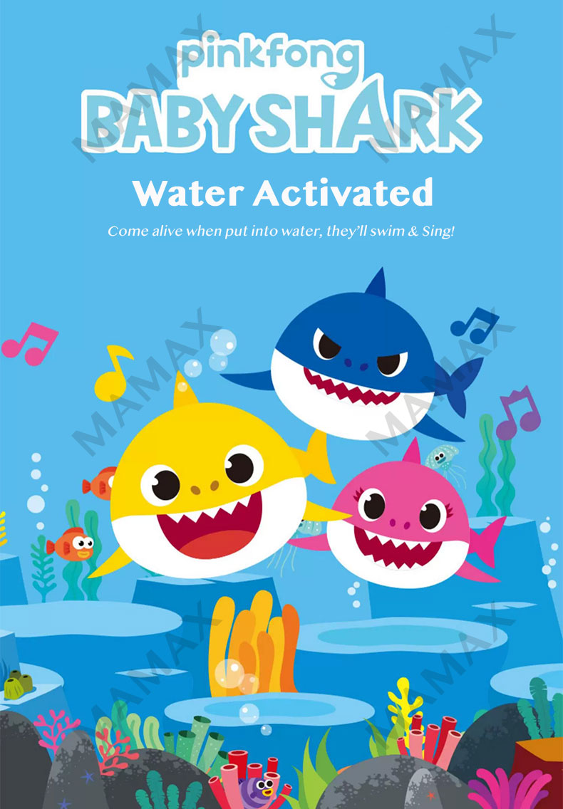 【SG Stock】Robo Alive Junior Pink Fong Baby Shark Sing&Swim Bath Toy ...
