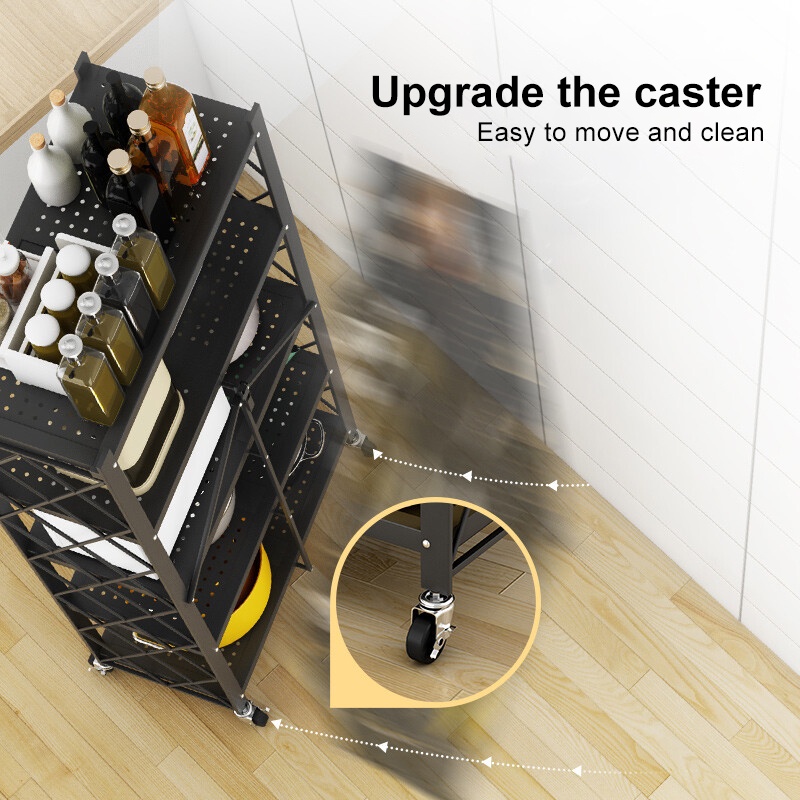 Luxe Kitchen Rack Foldable Rack Kitchen Organizer Rack Metal Rack ...