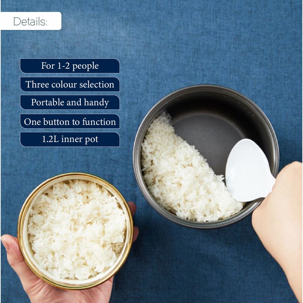 🇸🇬 [In Stock] Mini Rice Cooker Small Rice Cooker Non Stick ...