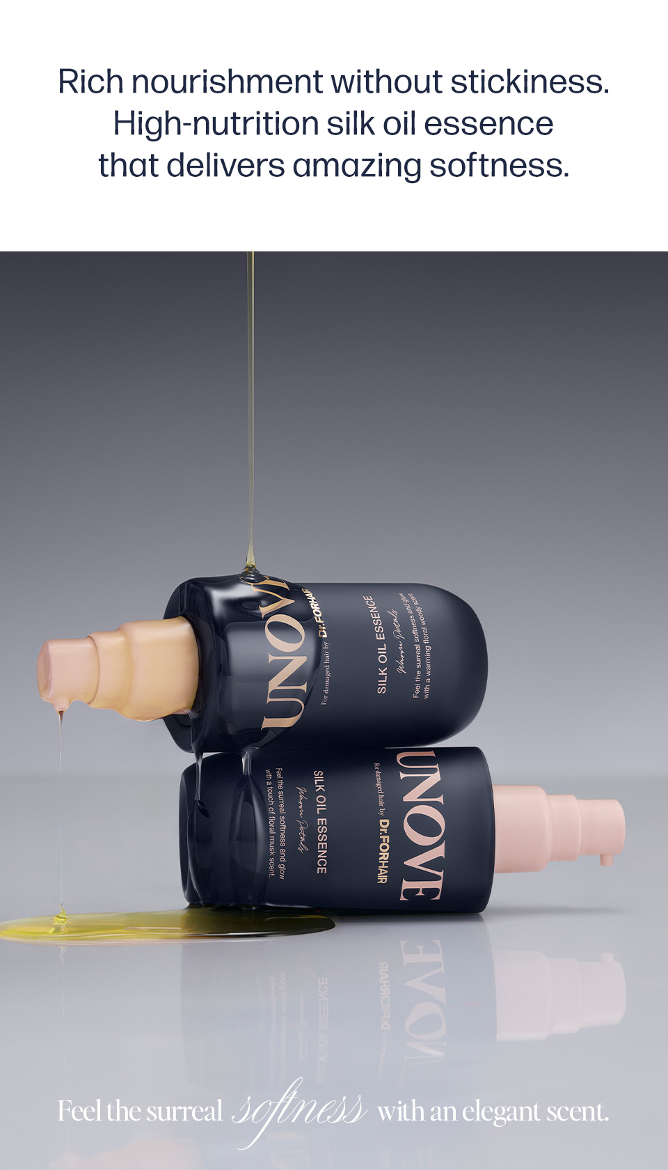 UNOVE Silk Oil Essence 70ml | Shopee Singapore