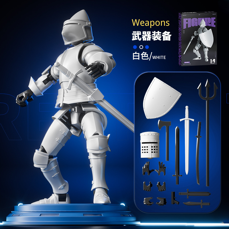 SG Dummy 13 Lucky 13 Action Figure Magnetic Multi-Jointed 3D Printed ...